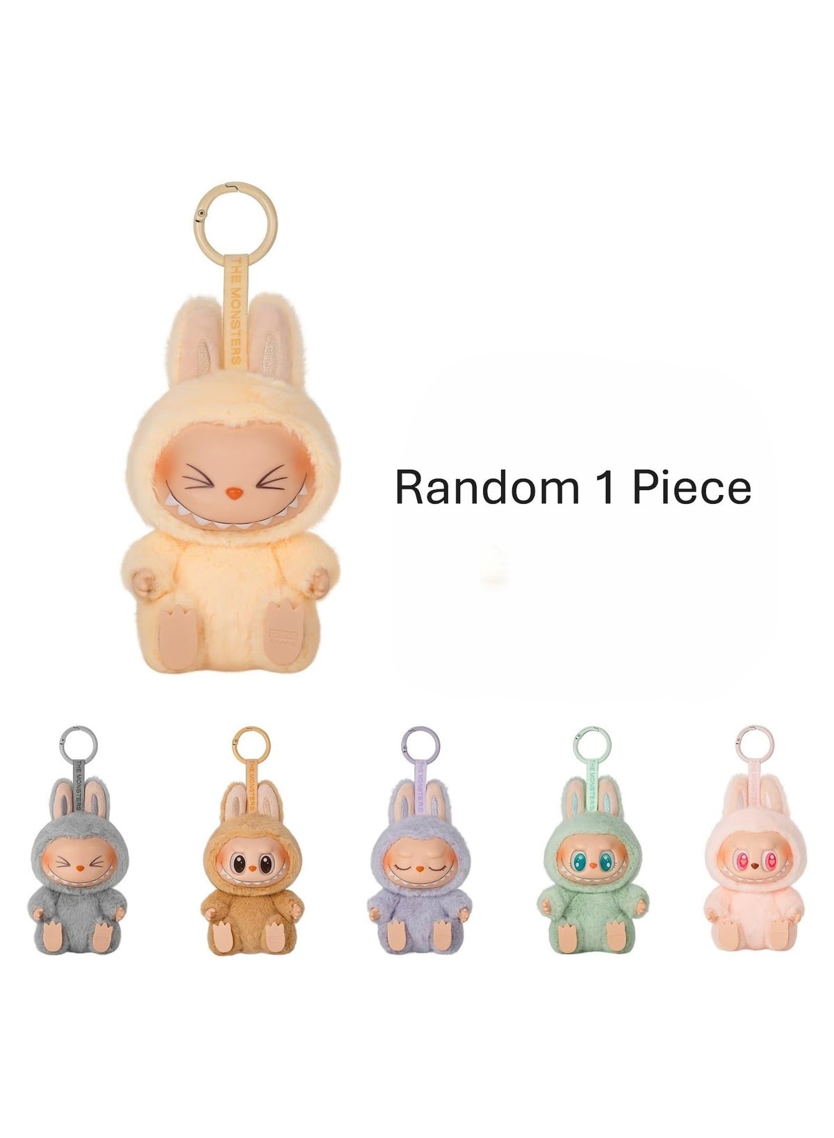 LABUBU Labubu Plush Toy Collection, Monster Dolls with Hanging Loop ...