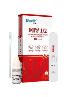Wondfo Home test HIV 1/2 Rapid Antibody Test Kit at home HIV test strip ...