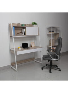 DANUBE HOME Mineo Study Desk With 2 Drawer And Sliding Door Computer ...