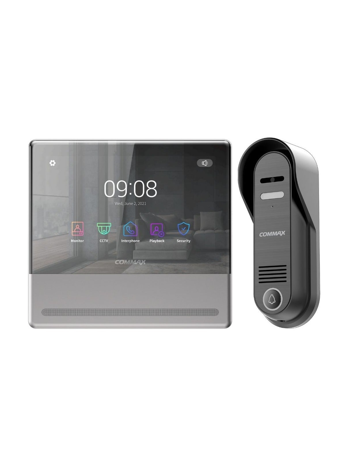 COMMAX High Tech Screen That can be Connected to a Mobile phone with a ...