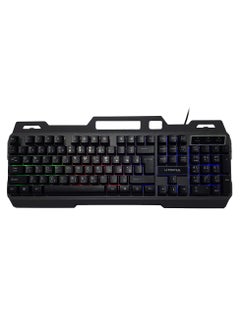 Utopia Gaming Keyboard K-102 with Rainbow Color LED Lighting and Metal ...