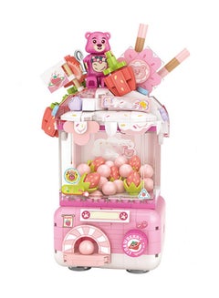 Generic Mini Strawberry Gachapon Machine Toy Model Set Building Blocks ...