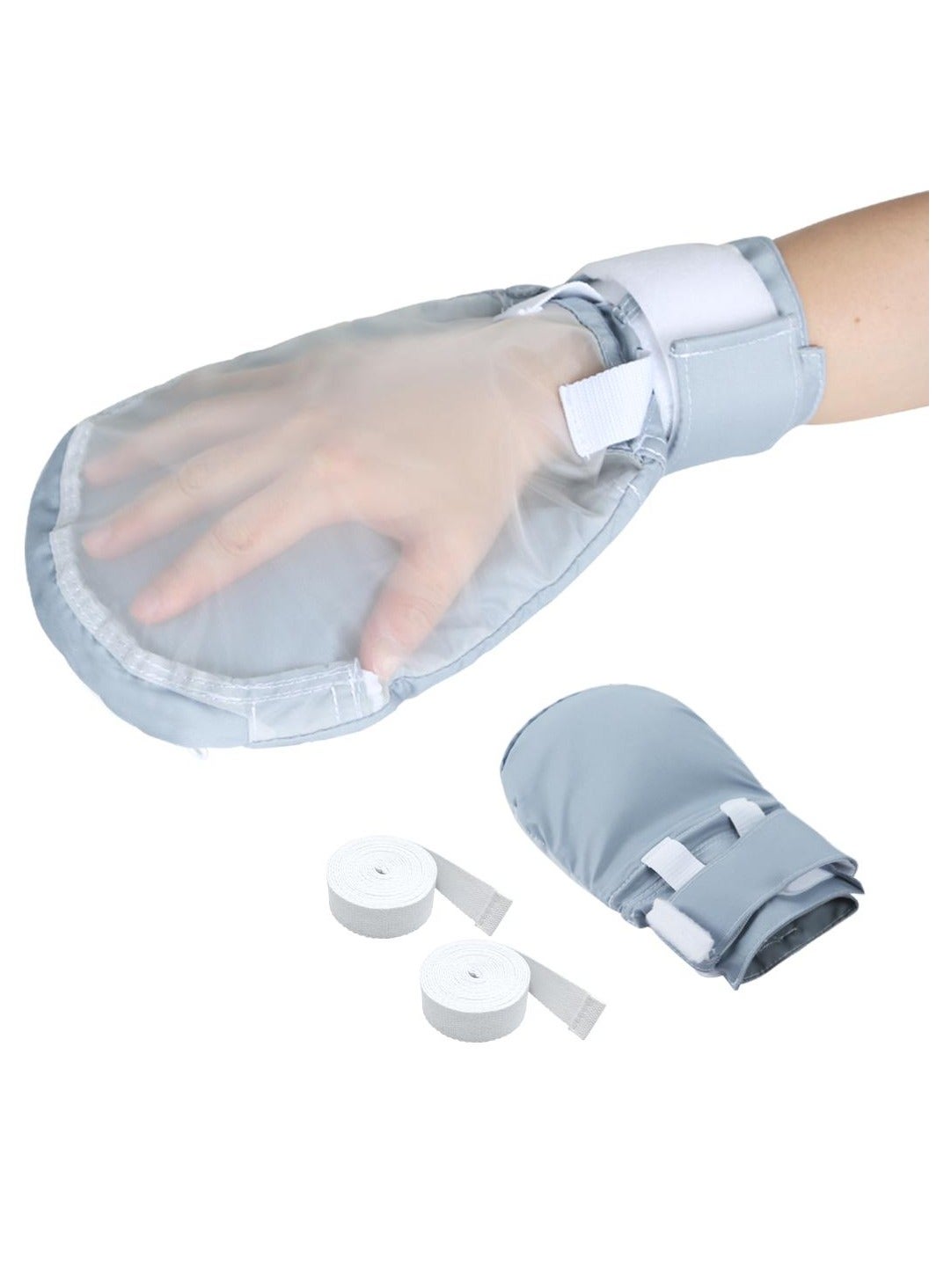 EZ Assistive Dementia Restraint Gloves-2Pcs,Anti Scratch Gloves to ...