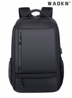 WAOKN Waterproof Backpack School Bag with USB Port for Men Work Travel ...