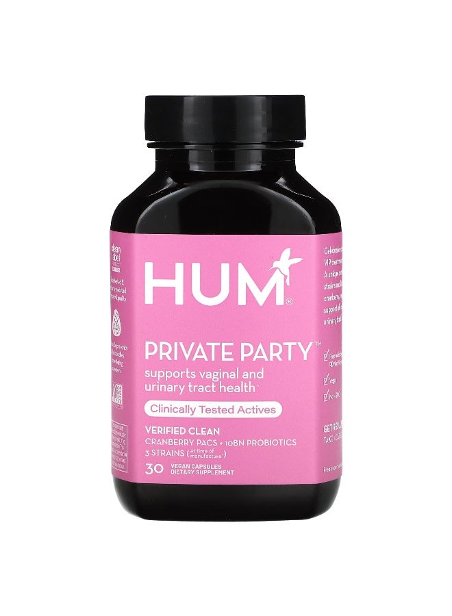 Hum Nutrition HUM Nutrition, Private Party, 30 Vegan Capsules | Best ...