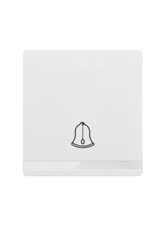 Vmax Vmax V5 Series Door Bell Frameless Wall Switch 3X3 Inches White ...