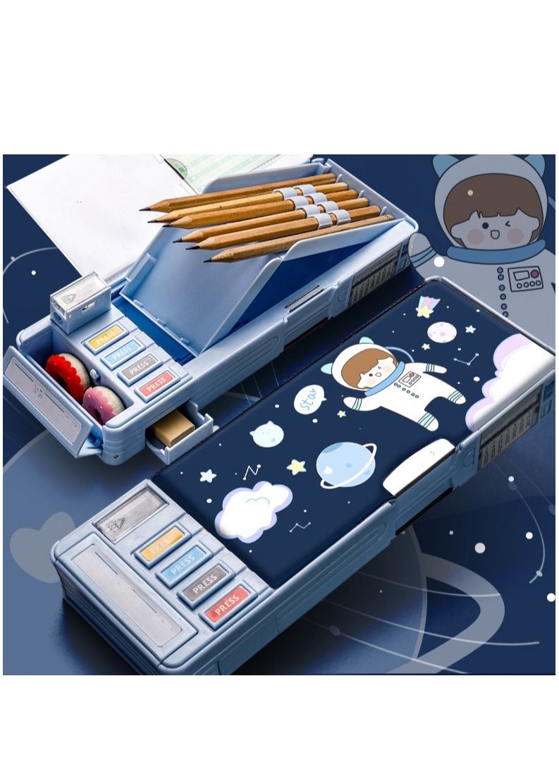 Generic Double Layer Cartoon Pencil Box | Best Price KSA | Riyadh, Jeddah