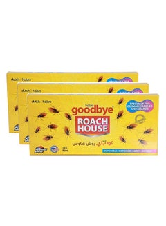 Habro GoodBye 5-Pieces Roach House Cockroach and Insect Glue Traps Pack ...