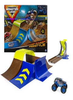 Monster Jam Monster Jam, Official Champ Ramp Freestyle Playset ...