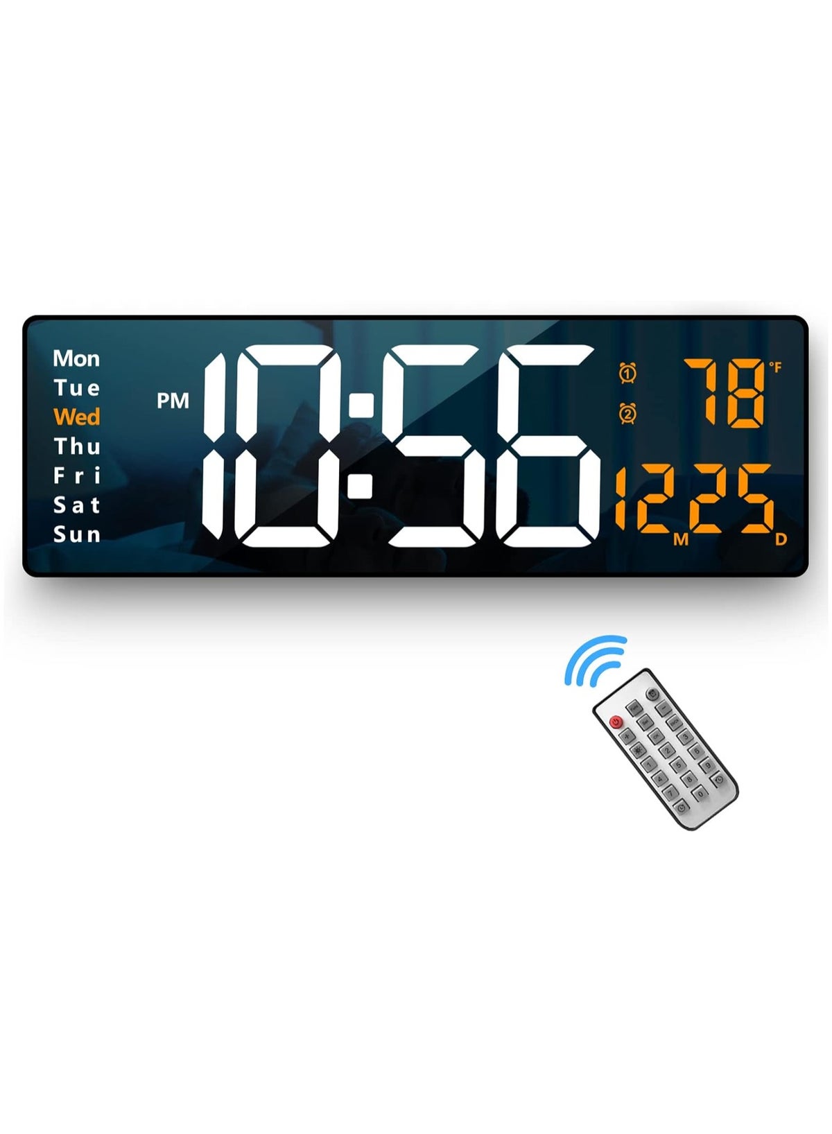 PRIMO PLUS Digital Wall Clock Large Display, 16.2 Inch Large Wall ...