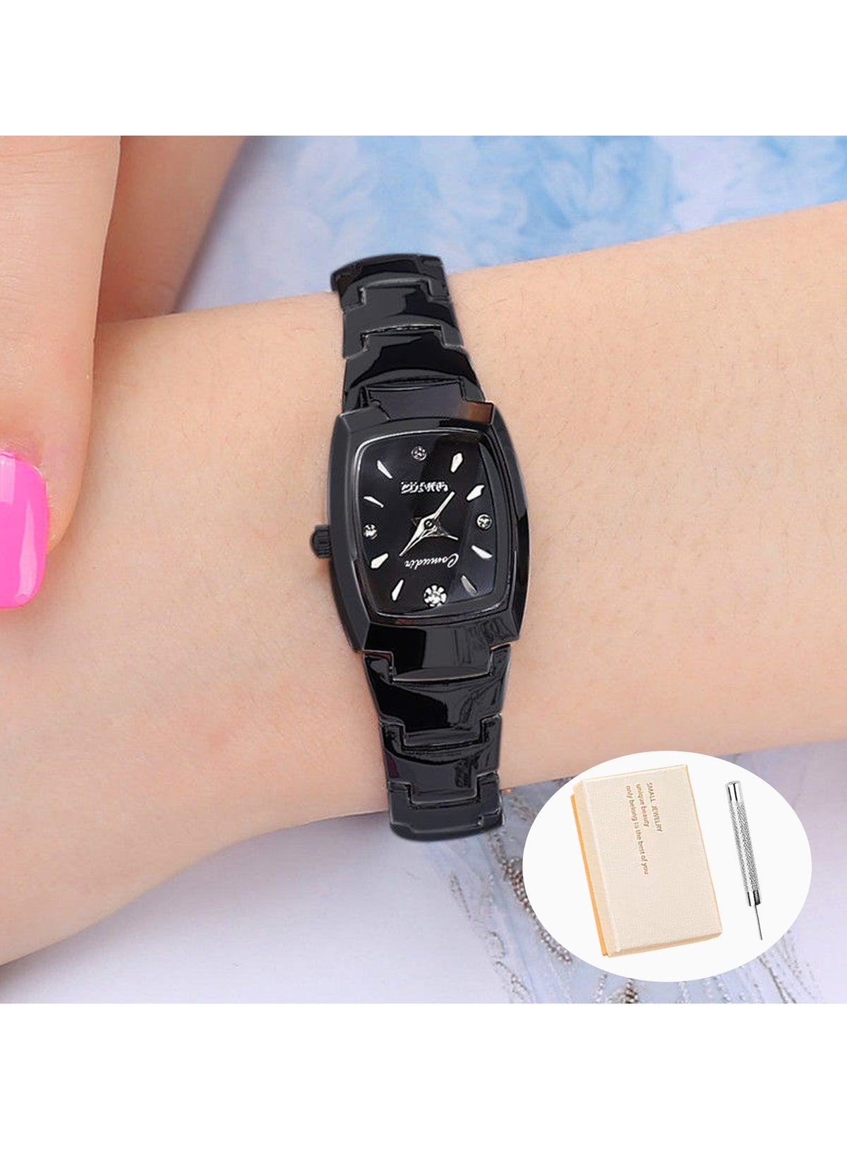 Comudir Black Women's Quartz Analog Watch | Best Price KSA | Riyadh, Jeddah