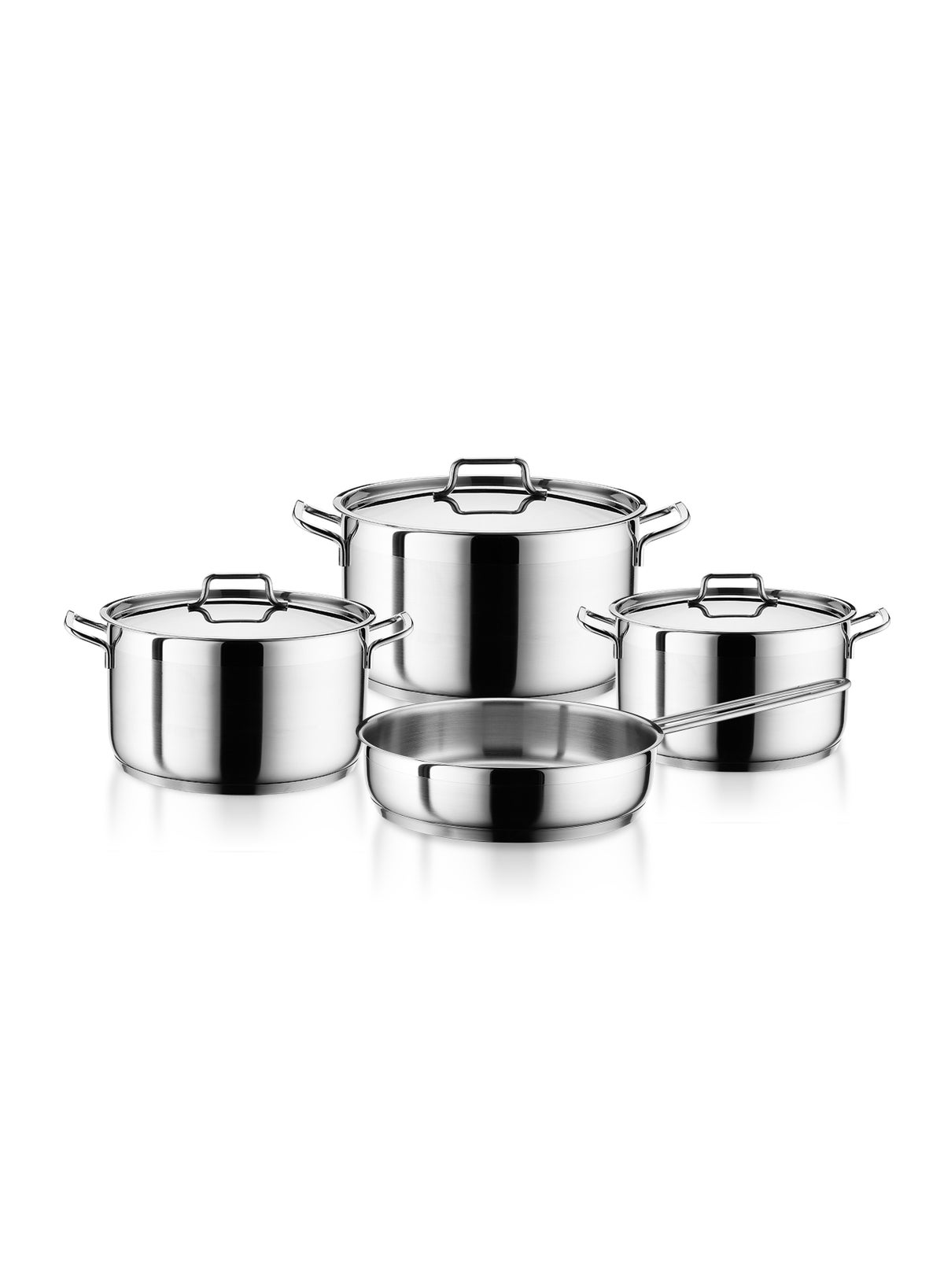 Hascevher Anett Stainless Steel 7pcs Cookware Set | Best Price UAE ...