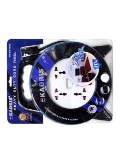 KADRIS Heavy Duty 3 way Socket Extension Reel with switch Cassette ...