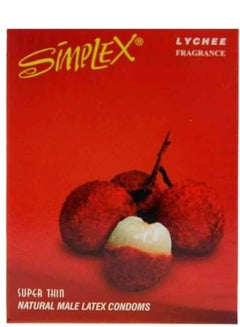 Simplex SIMPLEX Lychee Condoms - 3PCS. | Best Price Egypt | Cairo, Giza