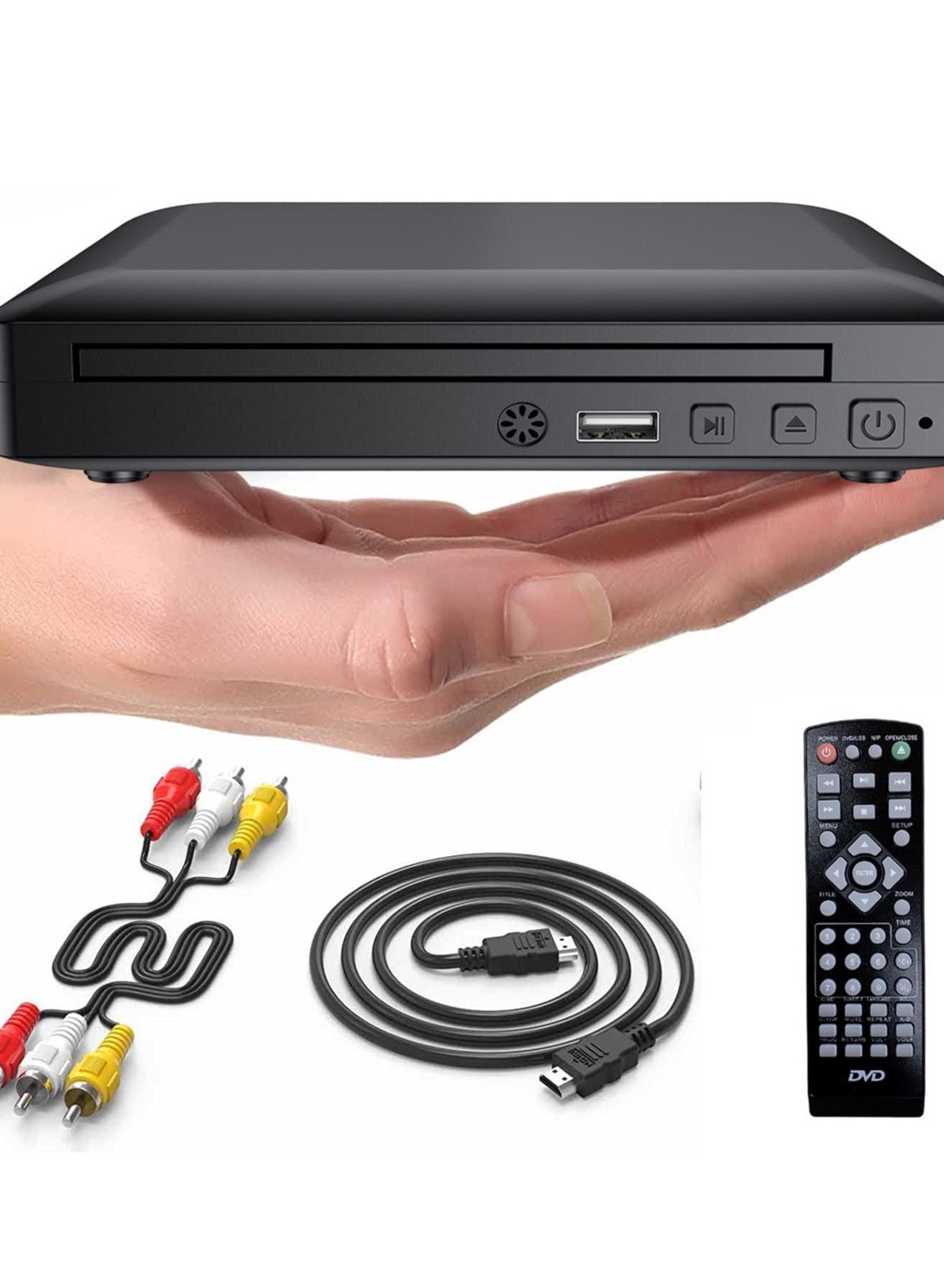 AirYoung Mini DVD Players for TV with HDMI, DVD Players That Play All ...