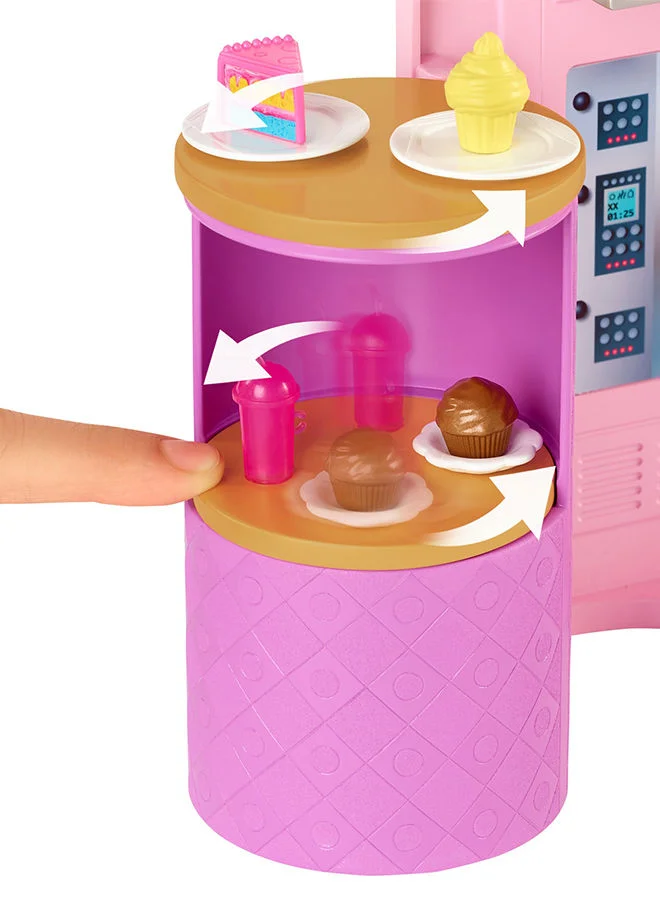 Barbie Cook ‘N Grill Restaurant Playset With 30+ Pieces & 6 Play Areas ...