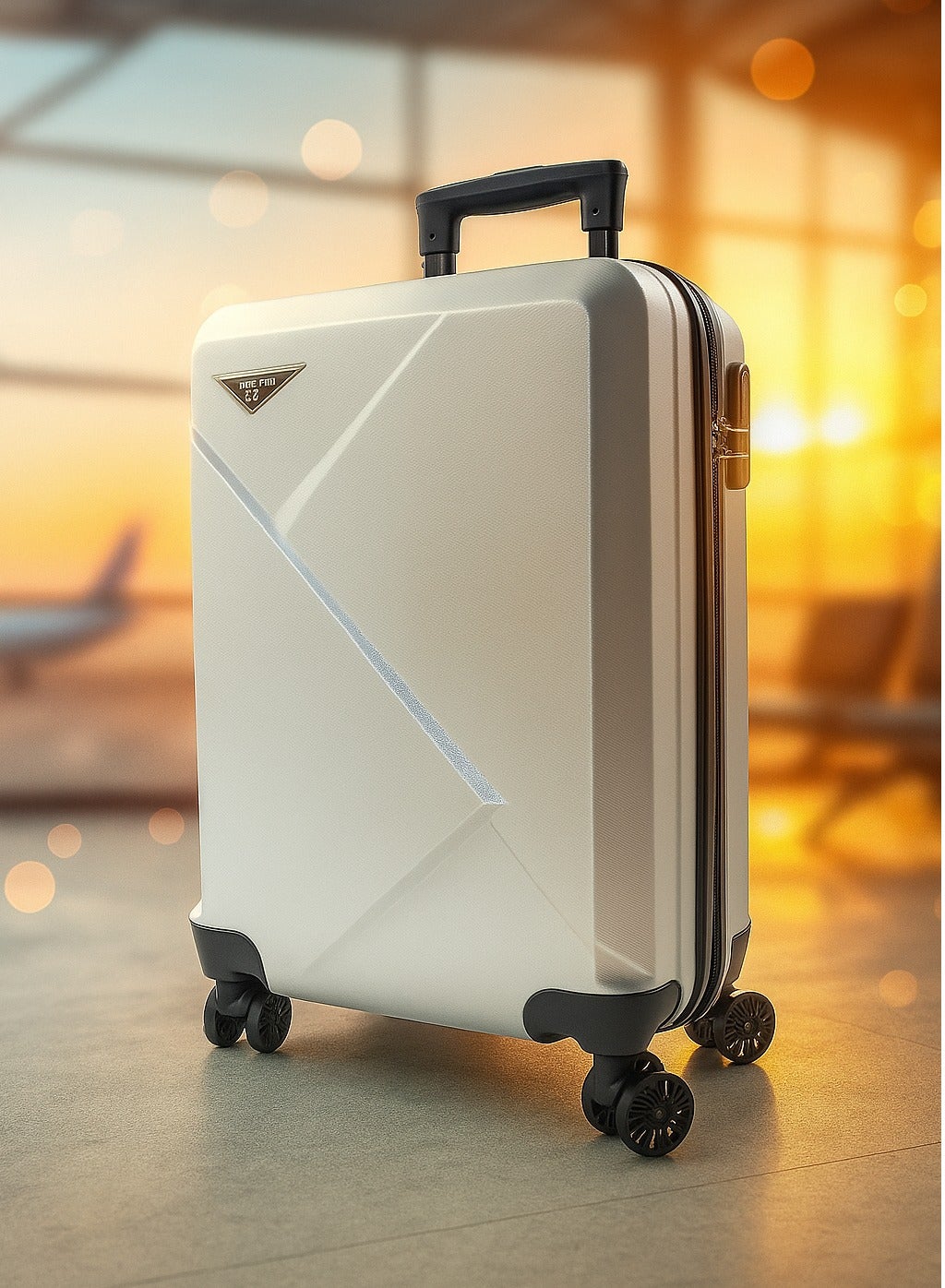 HOMEVEO Reinforced fiber luggage with 360° spinner wheels - lightweight ...