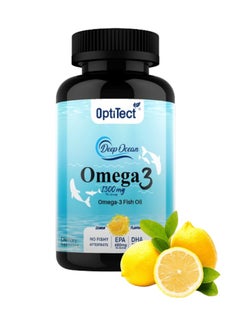 OptiTect Lemon Flavored Omega 3 Fish Oil, Lemon Flavored, Joint Support ...