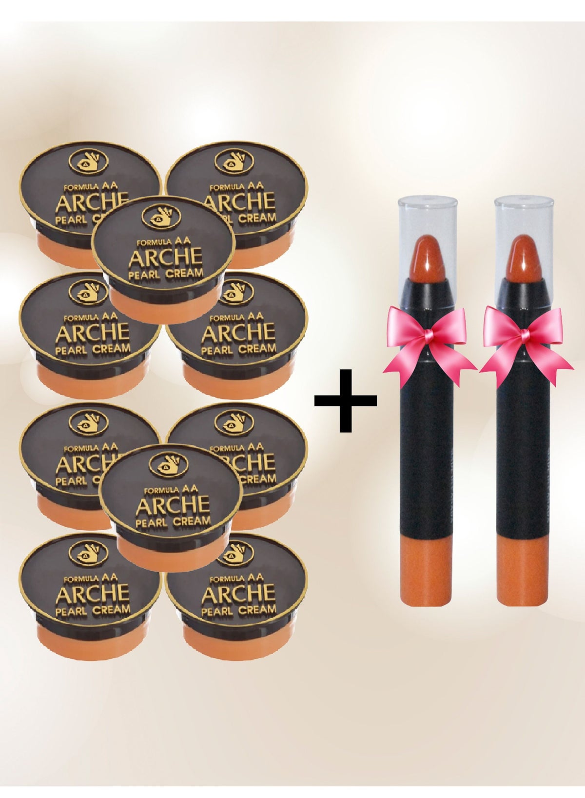 Arche 10 Pieces Skin Lightening Cream 5 Grams 3 In 1 With Multiple Properties Including Covering ...