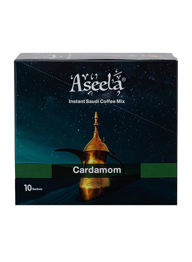 Aseela Cardamom Instant Arabic Coffee 10 Sachet 10 Sachets (200g ...
