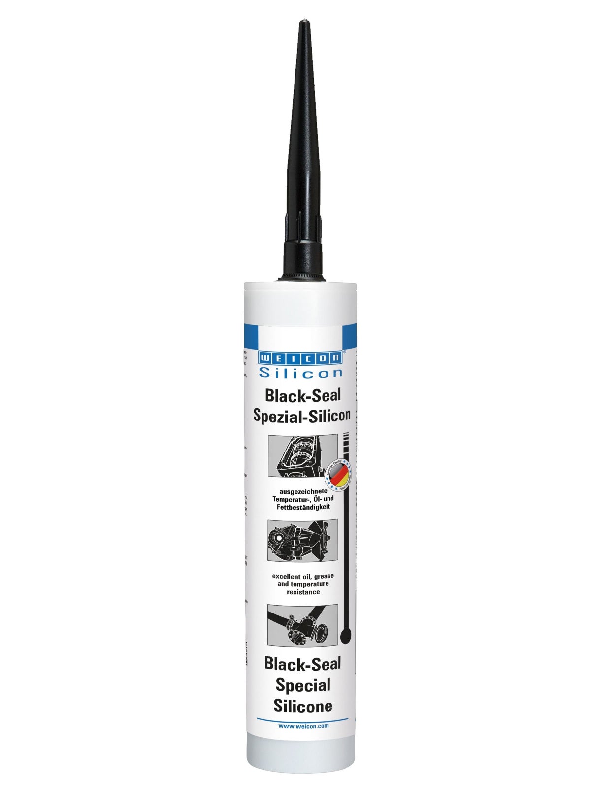 Weicon Black-Seal, 310 ml, Catridge Silicone Adhesive Sealing Compound ...