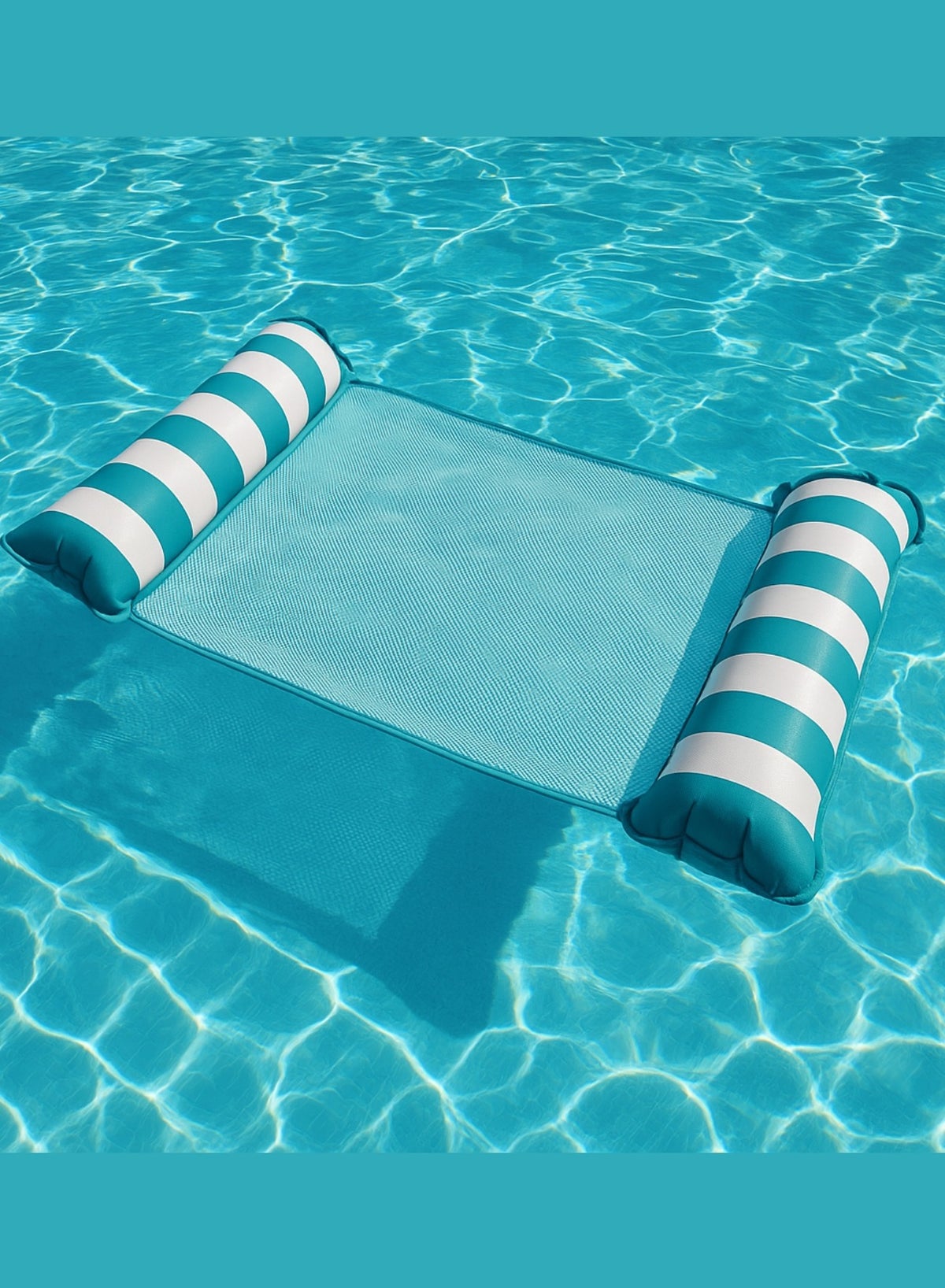 F.A.M.S Inflatable Pool Hammock Float for Adults – Compact Foldable ...