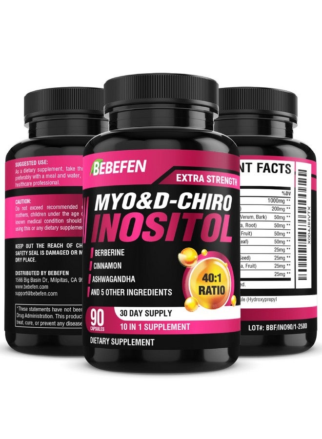 BEBEFEN BEBEFEN Inositol Supplement - Myo-Inositol and D-Chiro Inositol ...