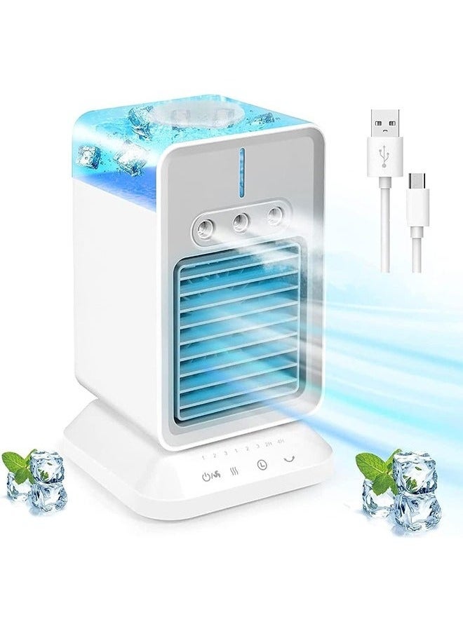 JOGAMS Portable Air Conditioner Cooling Fan, Rechargeable Air ...