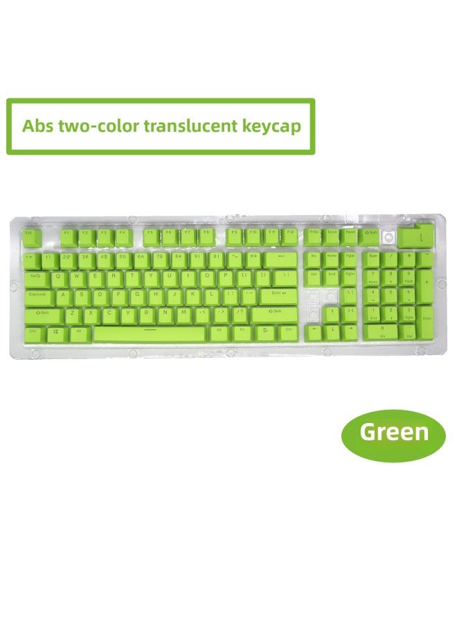 Generic ABS Color Matching 61/87/104 Key Mechanical Keyboard Cap Two ...