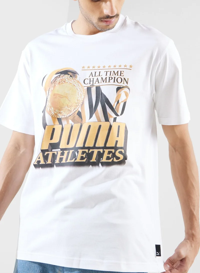PUMA Medal Graphics T-Shirt for Men | Best Price KSA