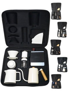 EqiEch Travel V60 Drip Coffee Set All in 1 Portable Carry Bag, 7-Piece ...