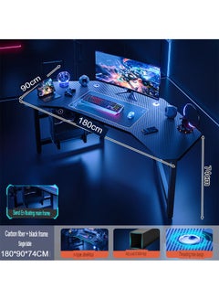 NKX Ergonomic Computer And Multifunctional Gaming Desk Table 180 cm ...