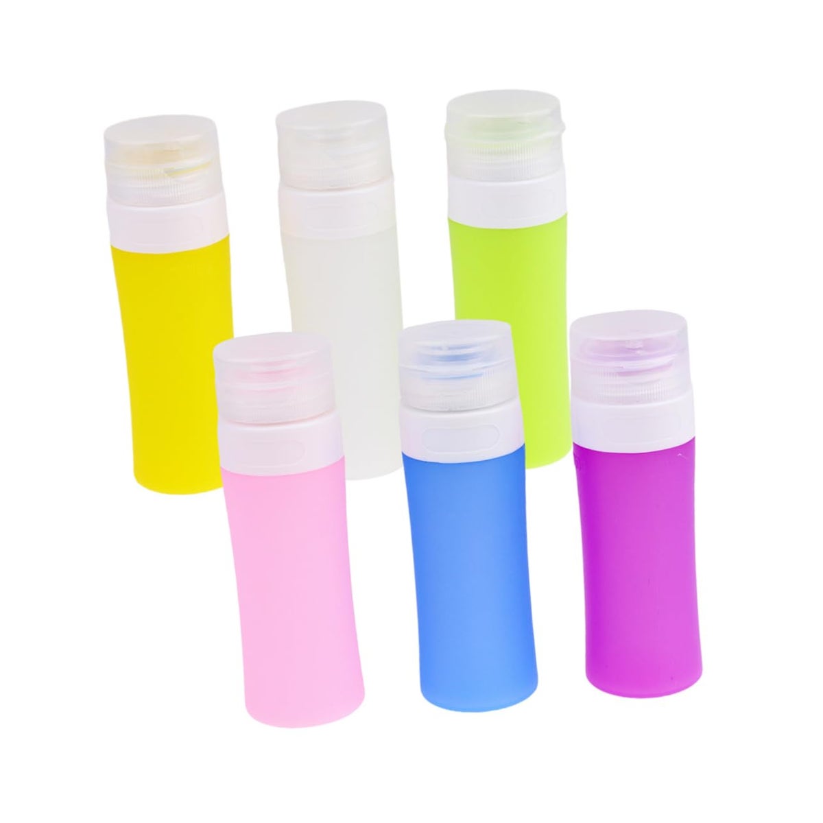Generic 6Pcs Leakproof Silicone Travel Shampoo Bottles Portable Makeup ...