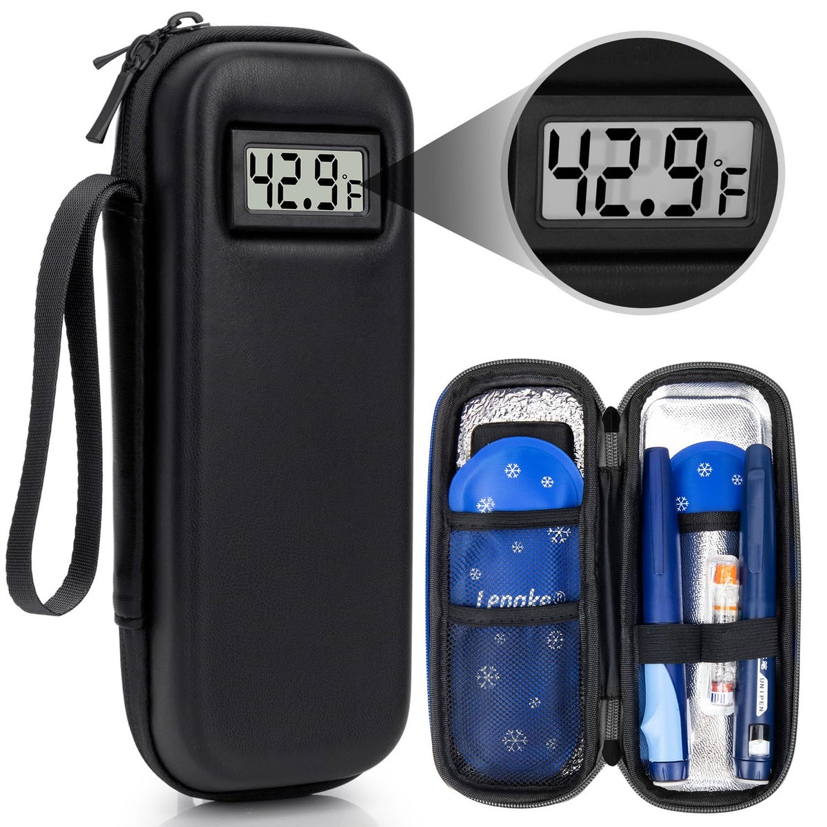 LengKe LengKe Insulin Cooler Travel Case TSA Approved Temperature ...