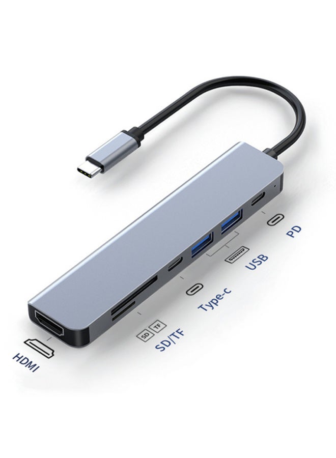 Generic Eight-in-one Docking Station Type-c Network Port Usb Multi-port ...