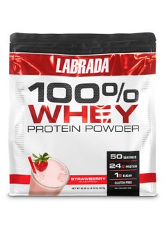 LABRADA 100% Whey Protein Powder Strawberry 4.13 lbs UAE | Dubai, Abu Dhabi