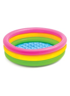INTEX 3 Ring Multicolor Portable Inflatable Lightweight Compact ...