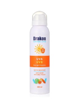 تسوق DRAKON وSunscreen lotion spf50 anti shine water resistant 200ml ...
