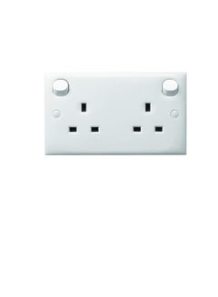 Schneider Electric Schneider Electric Switched Socket Outlet 13A 2 Gang ...