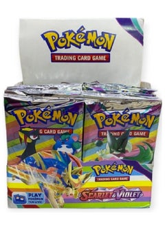 Generic New 2023 Pokemon Trading Playing Cards Game (24 Packs) Super ...