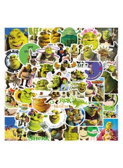 Generic 50-Piece Shrek Cute Vinyl Waterproof Sticker UAE | Dubai, Abu Dhabi