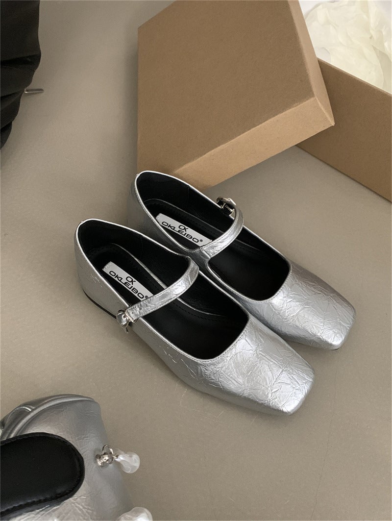 Generic 2025 Spring New Slim One-word Buckle Shallow Mouth Small ...