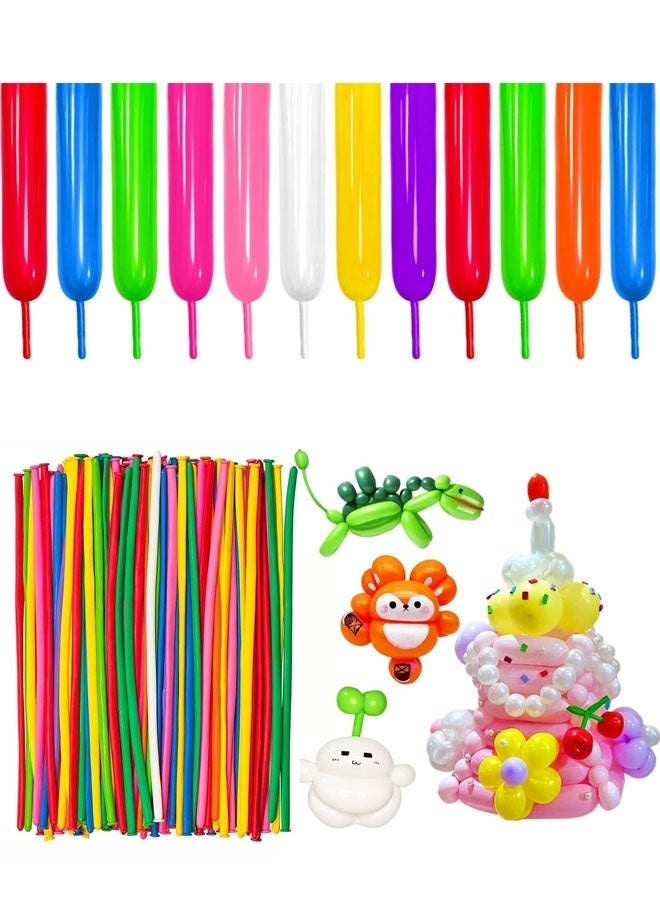 Generic 100Pcs Colorful 260 Balloons,Magic Balloon Twisting Animal and ...