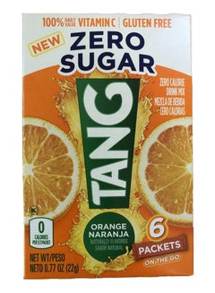 Tang Tang On The Go! Orange Naranja Vitamin C Drink Mix 6 packets (Pack ...