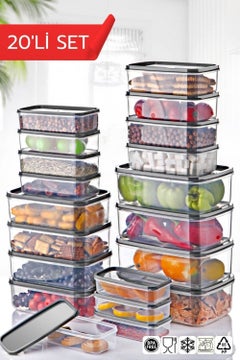Nandy Home 20 Piece Set Embox Rectangular Food Storage Container KSA ...