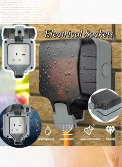 Generic Waterproof Single Socket, Wall Power Socket, IP66 Switched ...
