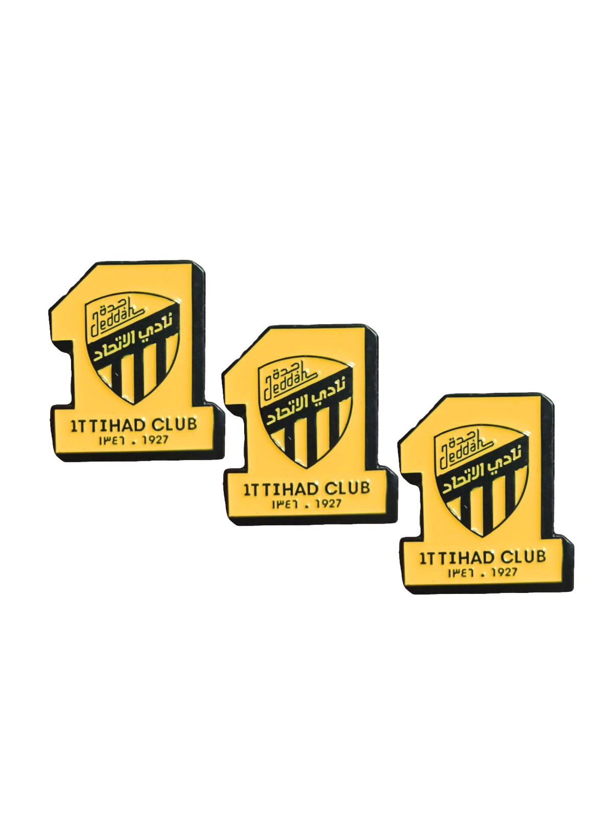 Generic 3 Pieces Ittihad Metal Sticker for Mobile or Any Smooth Surface ...