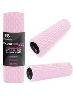 Bernessi 45*14cm Foam Roller for Exercises & Massage, Multi-Density Fitness GYM Styrofoam ...