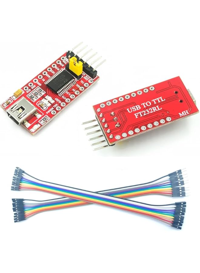 Generic 2Pcs FTDI FT232RL Mini USB to TTL Serial Converter Adapter ...