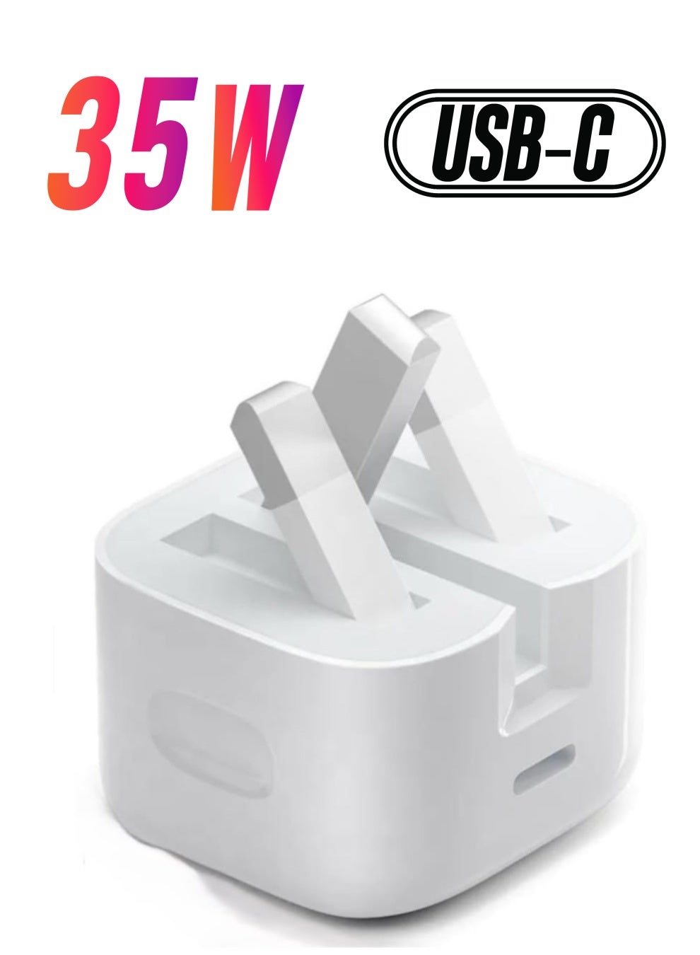 MMG iPhone 35 Watt Fast Charger | USB C Wall Fast Charger Compatible ...